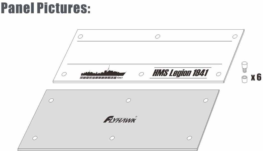 HMS Legion 1941 Display Base | HLJ.com