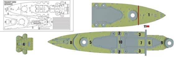 HMS Valiant 1939 Deck Mask (Trumpeter 05796) | HLJ.com
