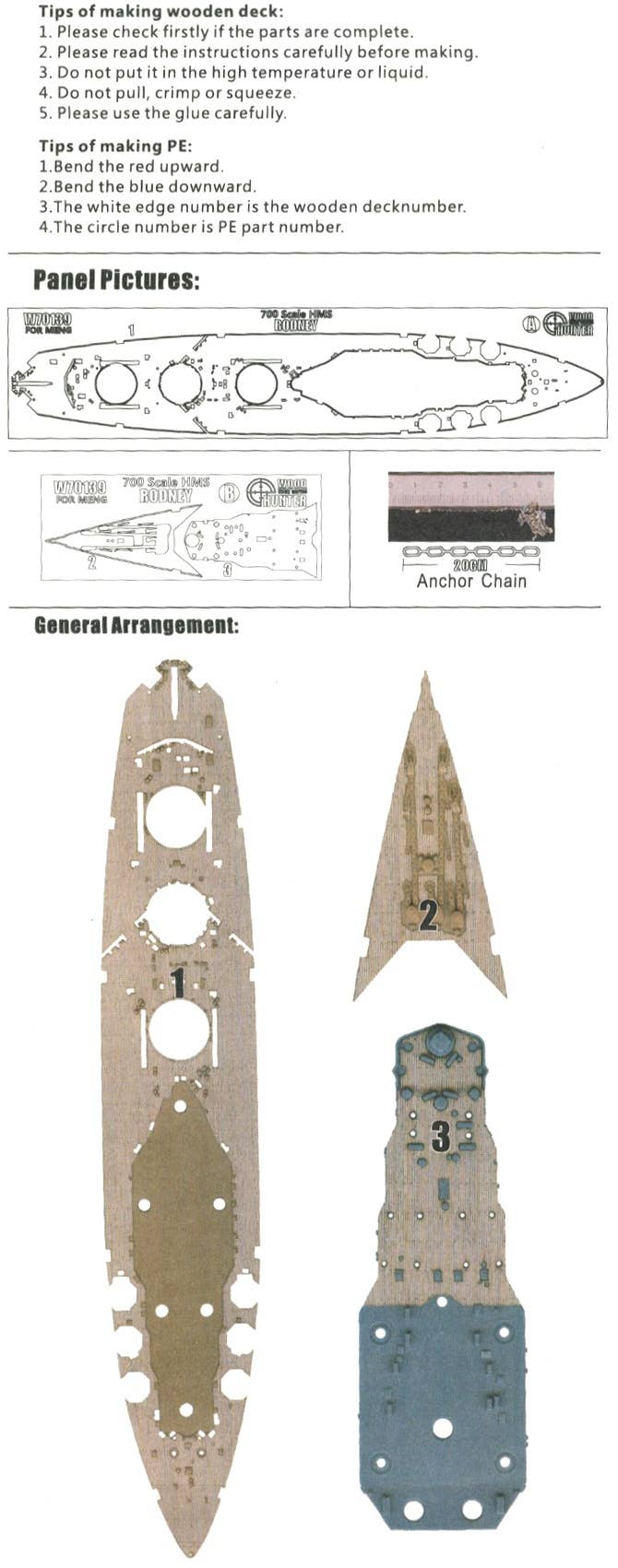 HMS Rodney Wood Deck (for ICM) | HLJ.com
