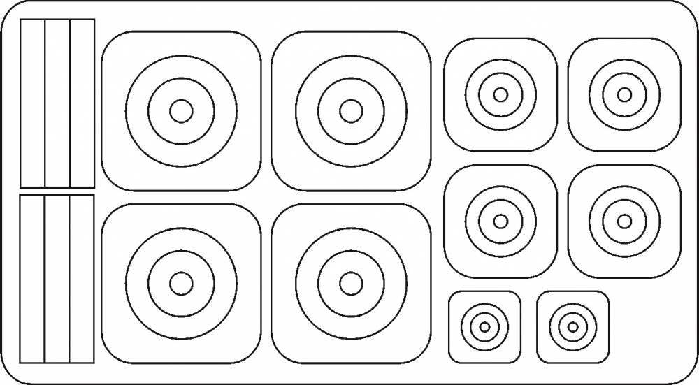 Roundels for PZL P-24G Greek service MASK, for IBG | HLJ.com