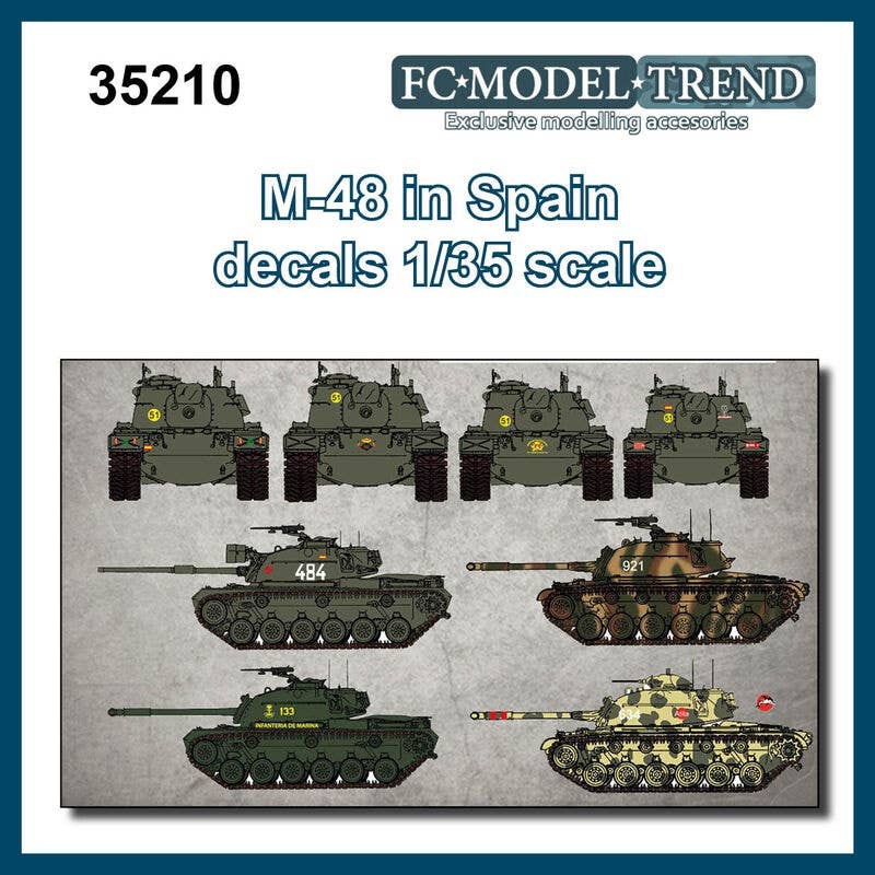 USA M48 Patton Decal (Spanish Military Specification) | HLJ.com