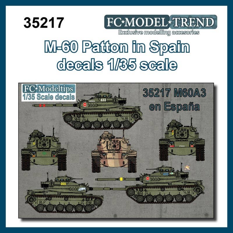 USA M60 Patton Decal (Spanish Military Specification) | HLJ.com