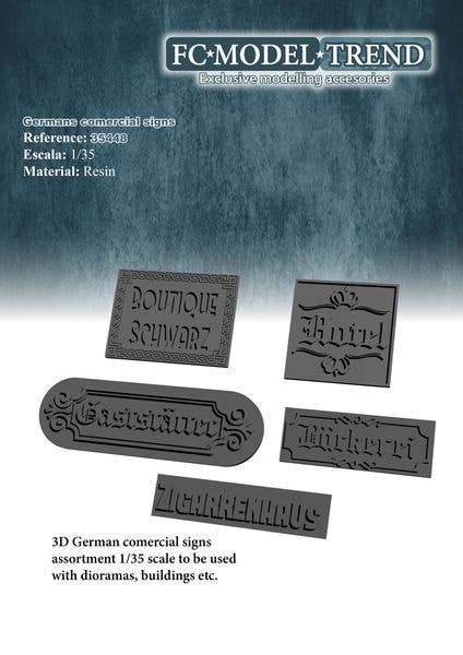 Germany Commercial Signs | HLJ.com
