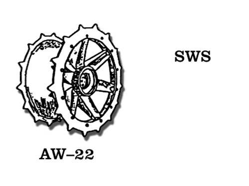 Metal Wheels for German Schwerer Wehrmachtschlepper (sWS) | HLJ.com