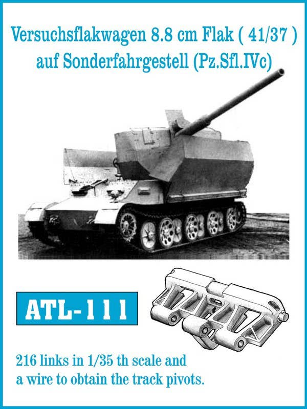WWII German Flakwagen 8.8cmFlaK 41/37(Pz.Sfl.IVc) | HLJ.com