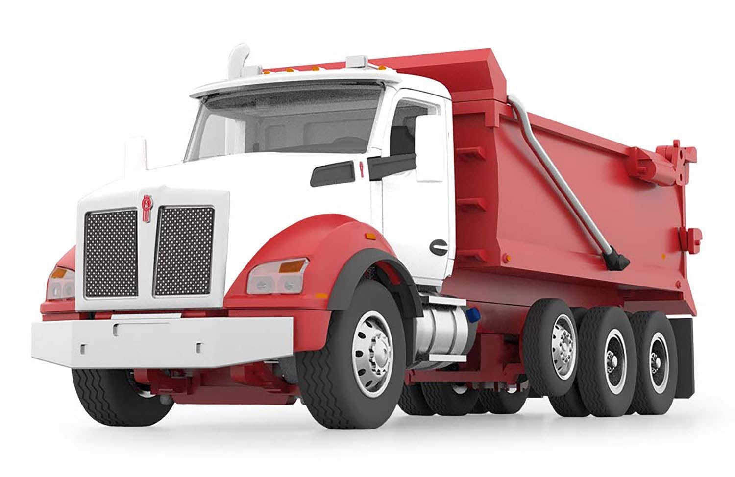 Kenworth T880 Rogue Dump Truck (White / Viper Red) | HLJ.com