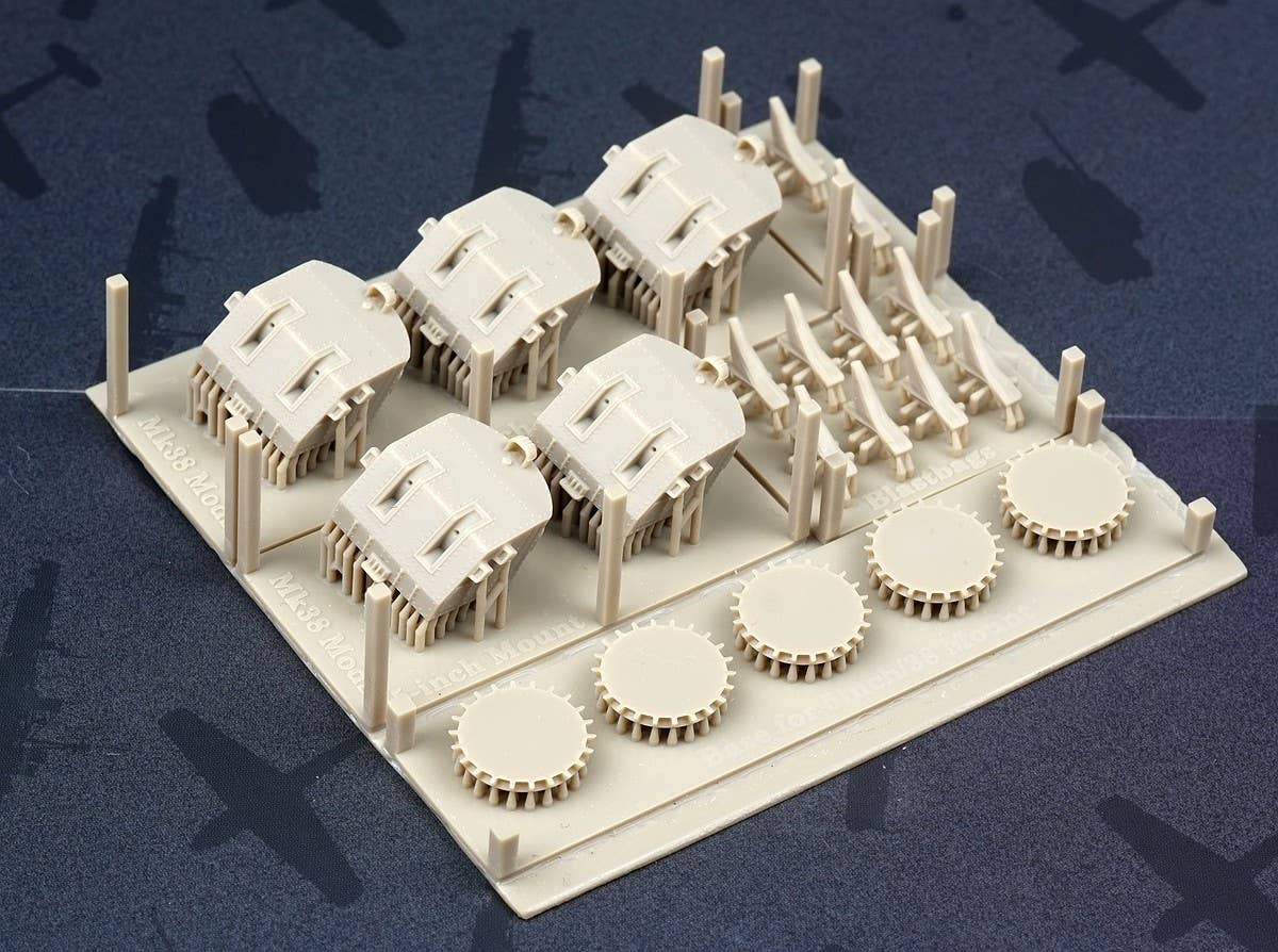 WWII US Navy 5 Inch 38 Caliber Twin Mount Mk.38 With Waterproof Canvas ...