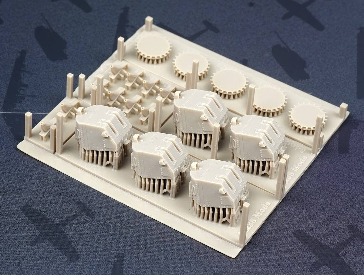 WWII US Navy 5 Inch 38 Caliber Twin Mount Mk.38 With Waterproof Canvas ...