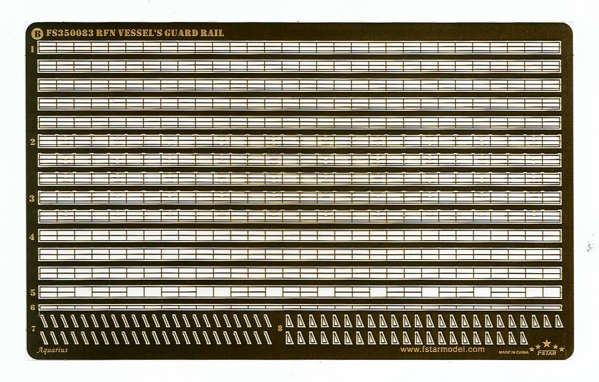 Modern Russian/Soviet Navy Handrail for Vessels (PE 2pcs) | HLJ.com