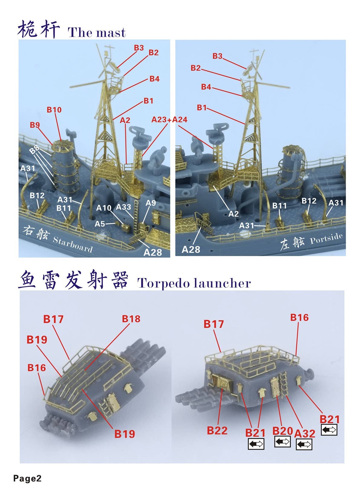 WWII IJN Destroyer Matsu Easy Upgrade Set (for Tamiya 31428) | HLJ.com