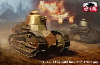 Renault FT-17 with Round Turret and 37mm Gun | HLJ.com