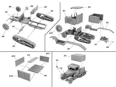 C4P Heavy Artillery Tow Half-track Short Body Type | HLJ.com