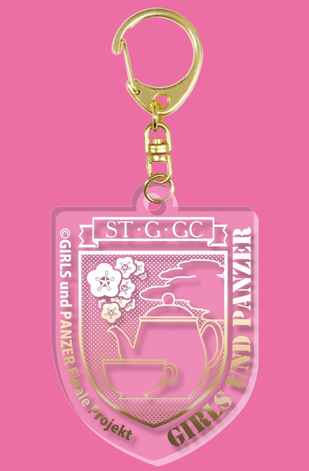 Girls und Panzer das Finale: Gold Line Acrylic Keychain (Random 1pc ...