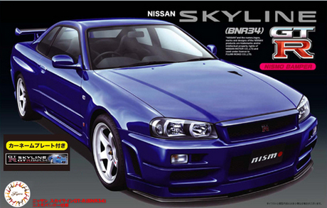 Skyline GT-R (BNR34) with Car Name Plate | HLJ.com