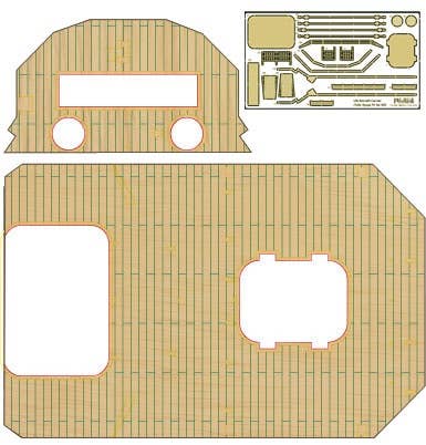 Chibi-Maru Ryujo Wooden Deck Stickers | HLJ.com