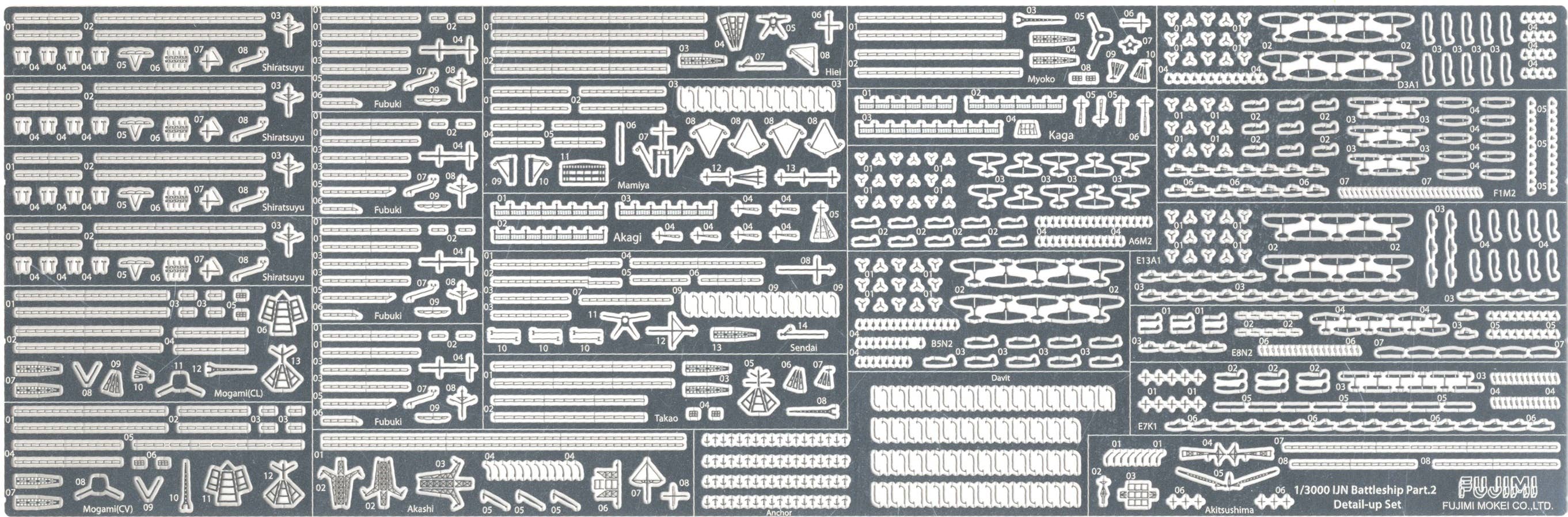 Warship Collection Photo-Etched Parts #2 | HLJ.com
