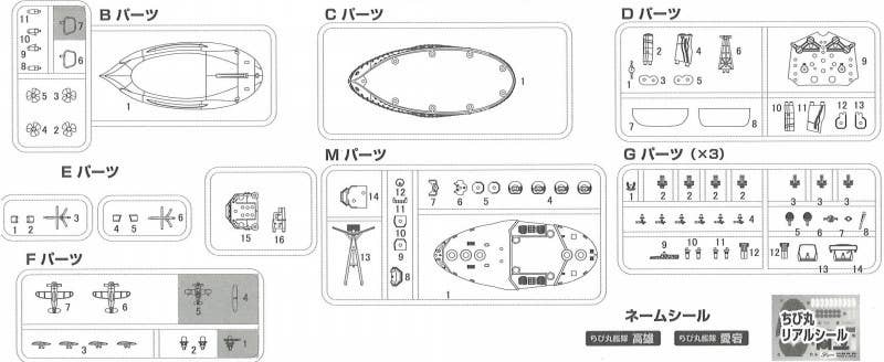 Chibi-Maru Fleet Takao/Atago | HLJ.com