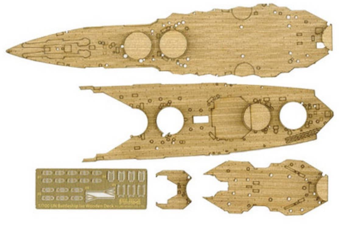 IJN Battleship Ise Wooden Deck Sticker (w/Ship Name Plate) | HLJ.com