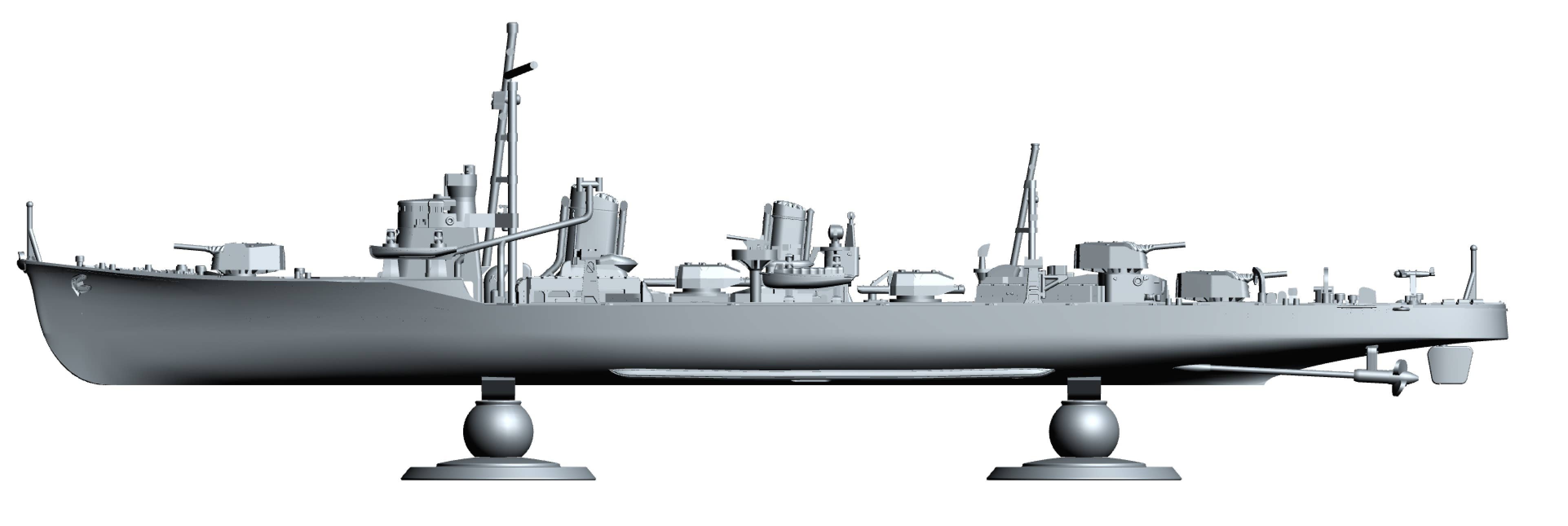 Warship Next Yugumo Class Destroyer Yugumo & Kazagumo Set of 2pcs | HLJ.com