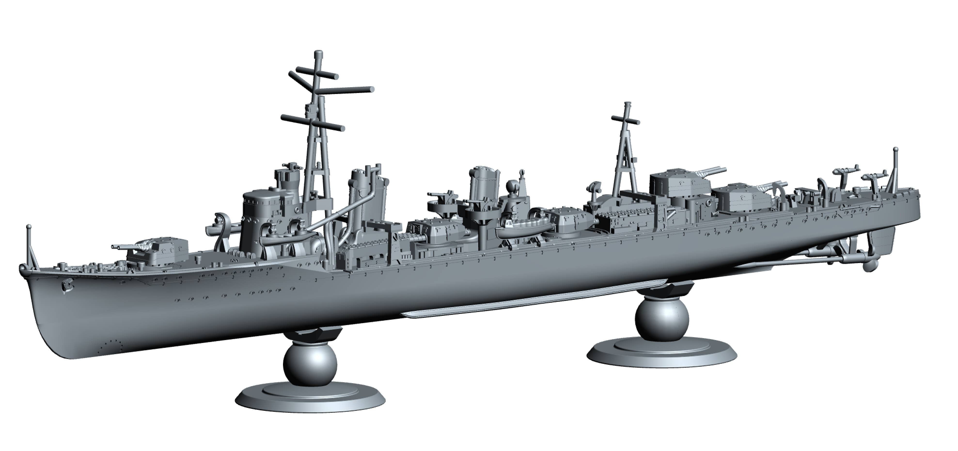 Warship Next Yugumo Class Destroyer Yugumo & Kazagumo Set of 2pcs | HLJ.com