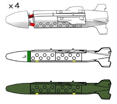 SAAB AJ37 VIGGEN BK-90 Cluster Bomb | HLJ.com