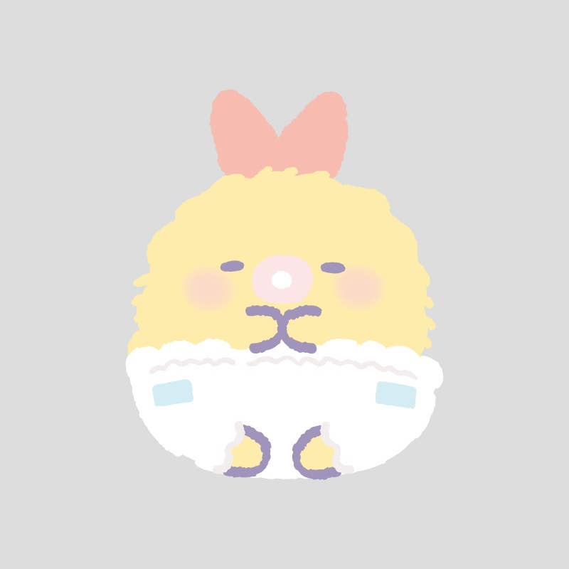 Sumikko Gurashi: Sumikko Baby Fluffy Die-Cut Coin Case F: Ebifurai No ...