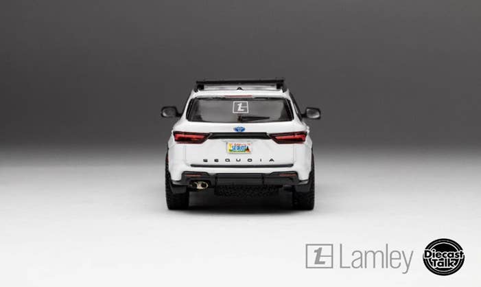 Toyota Sequoia TRD PRO Ice Cap White DiecastTalk x Lamley Custom Order ...