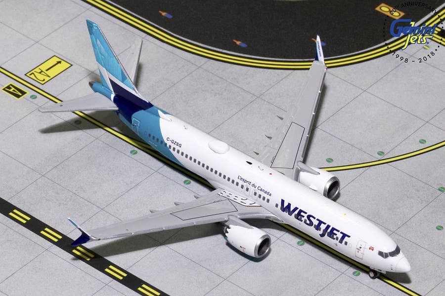 WestJet Airlines New Colors 737 MAX-8 C-GZSG | HLJ.com