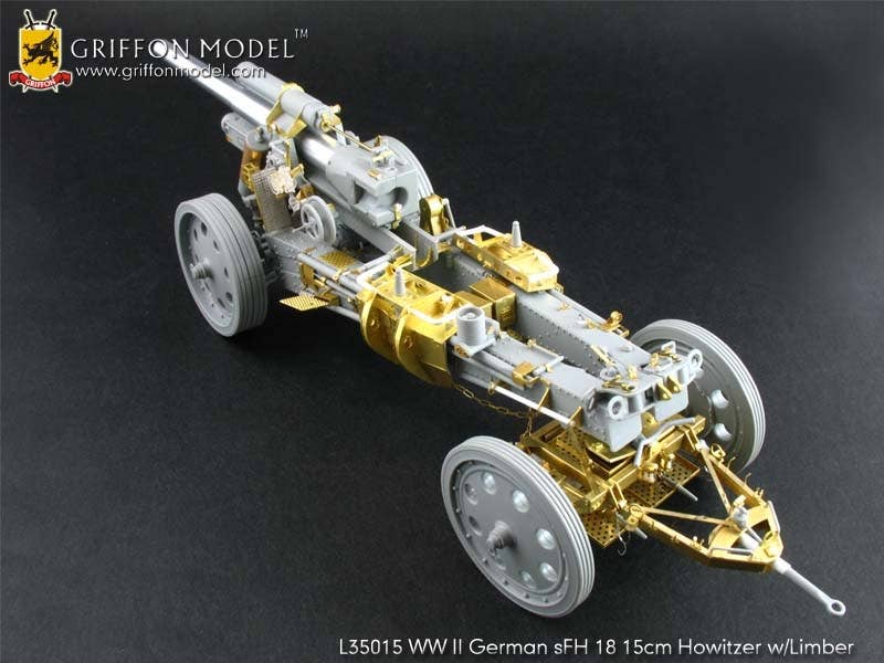 German sFH18 15cm Howitzer w/Limber Dragon 6392 | HLJ.com