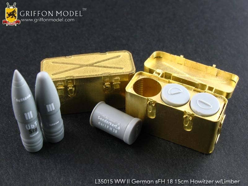 German sFH18 15cm Howitzer w/Limber Dragon 6392 | HLJ.com