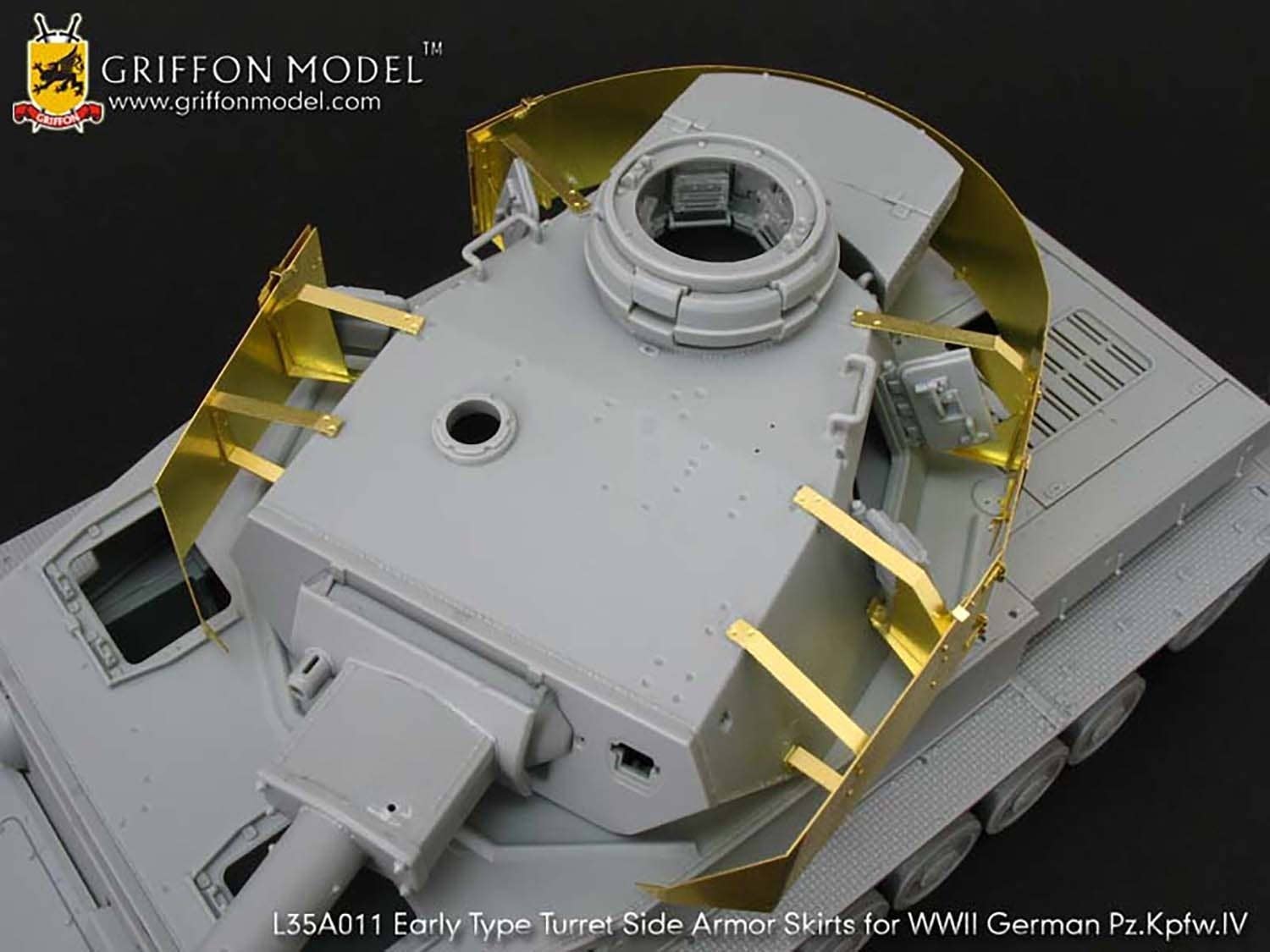 WW.II German Panzer IV G Kit With Increased Turret Side Armor Schulzen ...