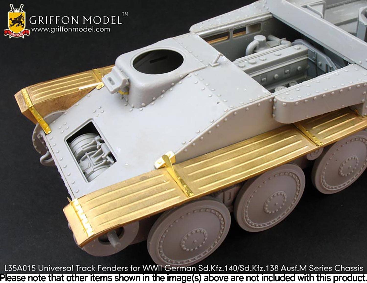 WW.II German Army Sd.Kfz.138 M Series Kit Fender Parts Set | HLJ.com