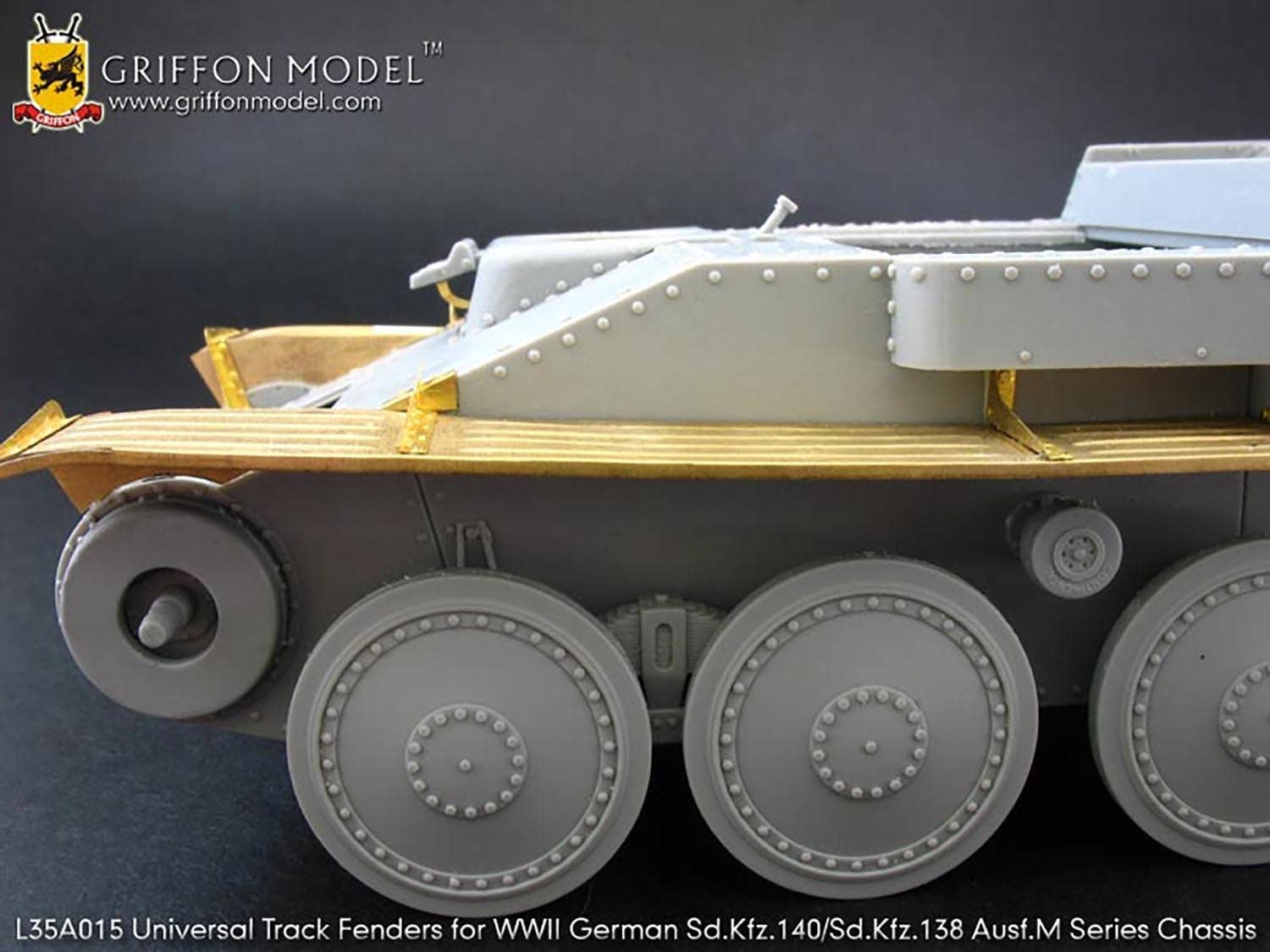 WW.II German Army Sd.Kfz.138 M Series Kit Fender Parts Set | HLJ.com