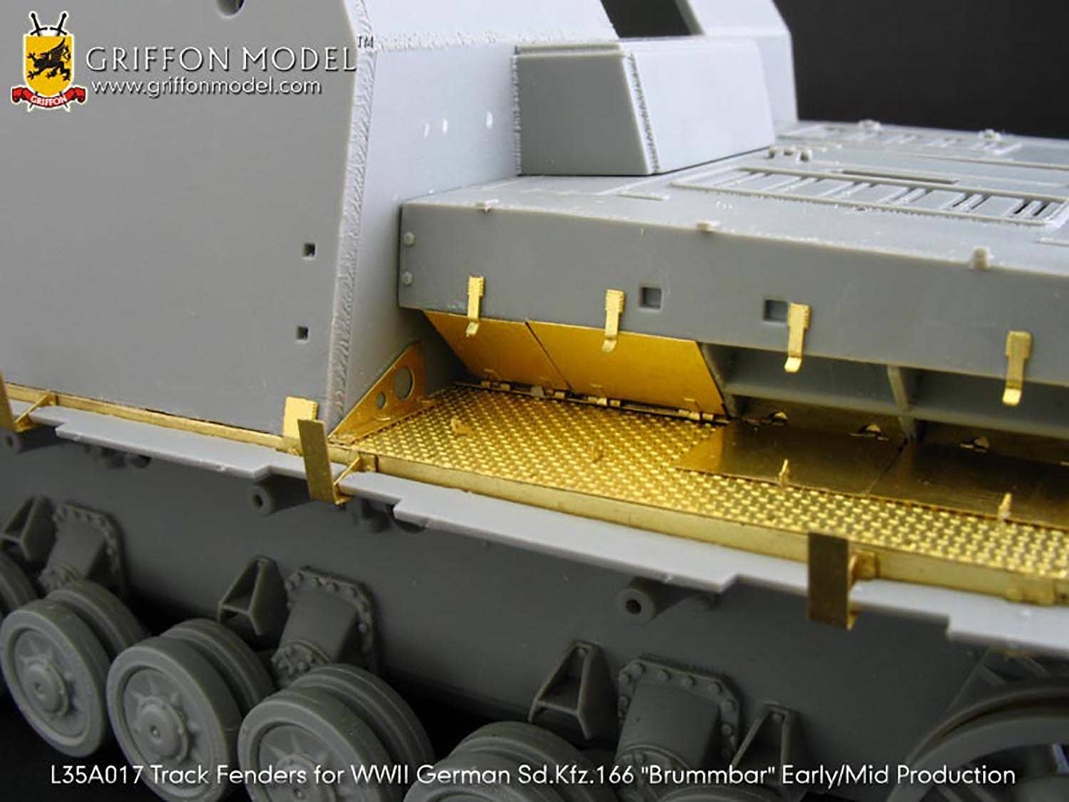 WW.II German Panzer IV Assault Howitzer Fender Parts Set for Brummbar ...