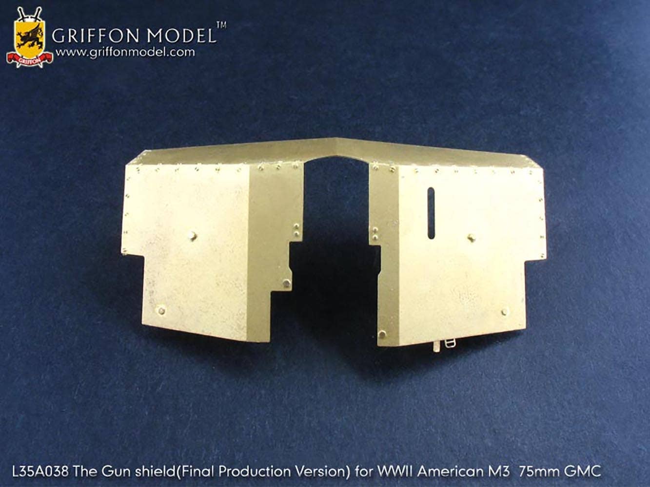 WW.II US Army M3 75mm Anti-tank Self-propelled Artillery Gun Shield ...