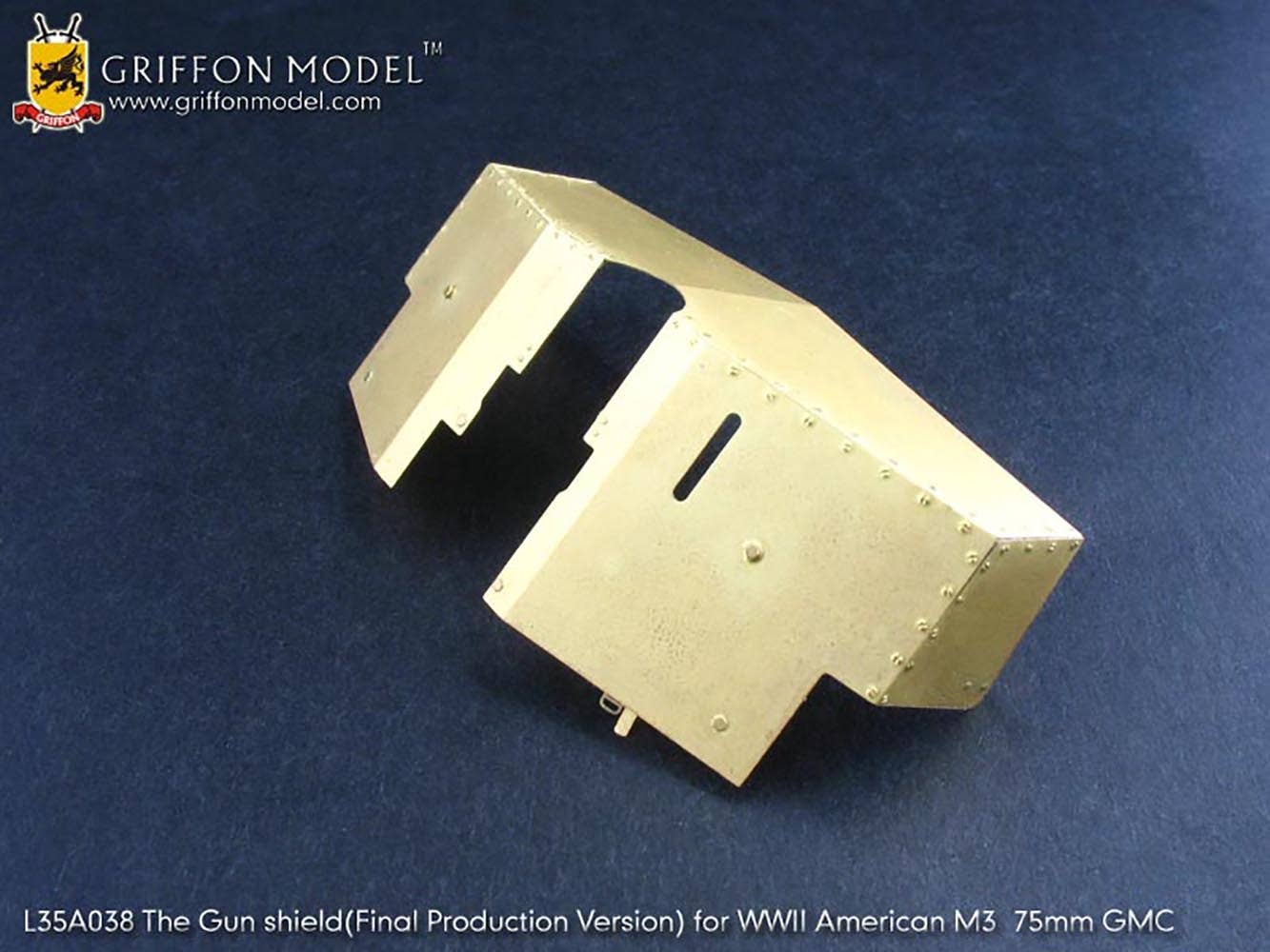 WW.II US Army M3 75mm Anti-tank Self-propelled Artillery Gun Shield ...