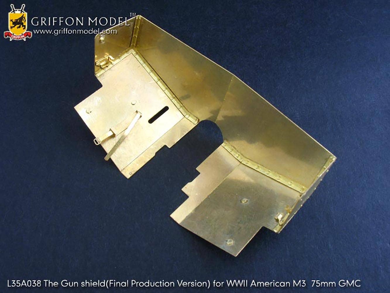 WW.II US Army M3 75mm Anti-tank Self-propelled Artillery Gun Shield ...