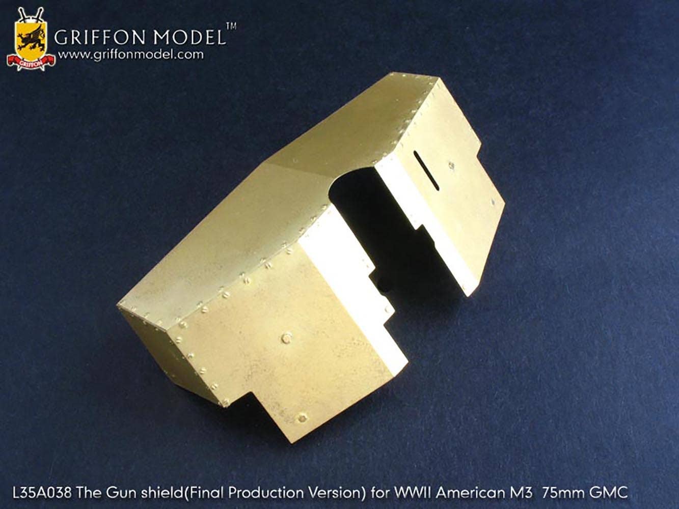 WW.II US Army M3 75mm Anti-tank Self-propelled Artillery Gun Shield ...