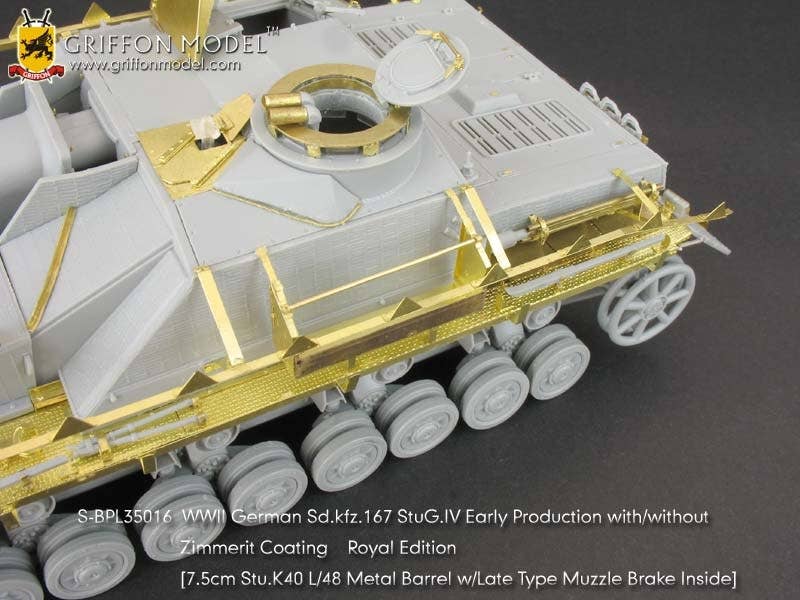 WWII German StuG.IV Early Production with/without Zimmerit Coating ...