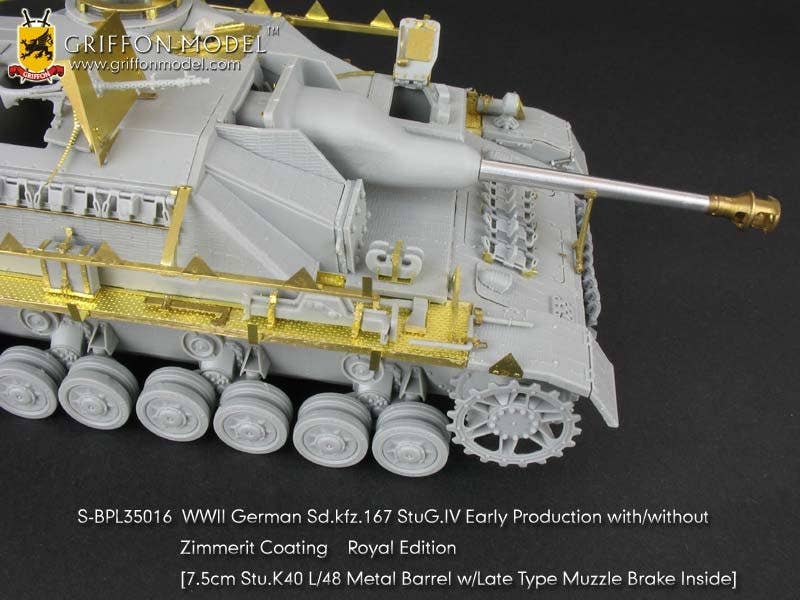 WWII German StuG.IV Early Production with/without Zimmerit Coating ...