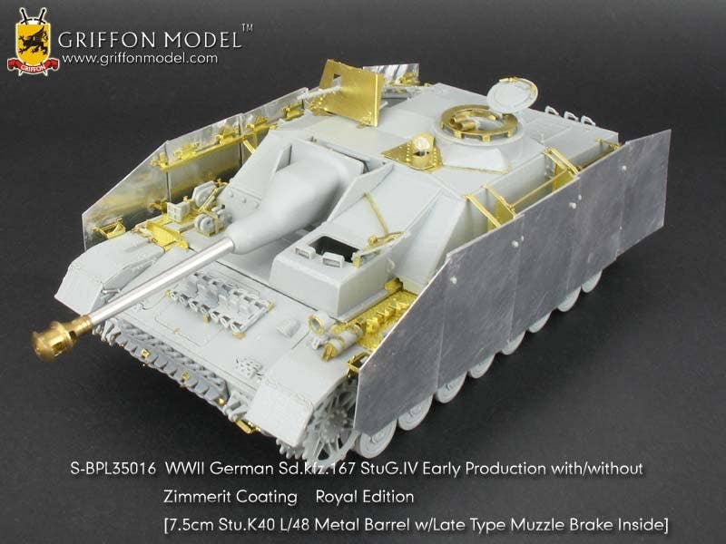 WWII German StuG.IV Early Production with/without Zimmerit Coating ...