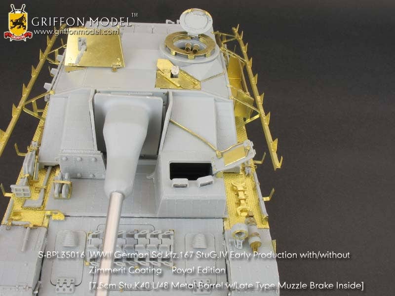 WWII German StuG.IV Early Production with/without Zimmerit Coating ...