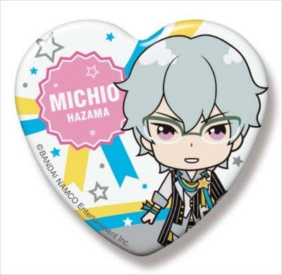 The Idolmaster SideM: SideMini Heart Can Badge Glory Monochrome Michio ...
