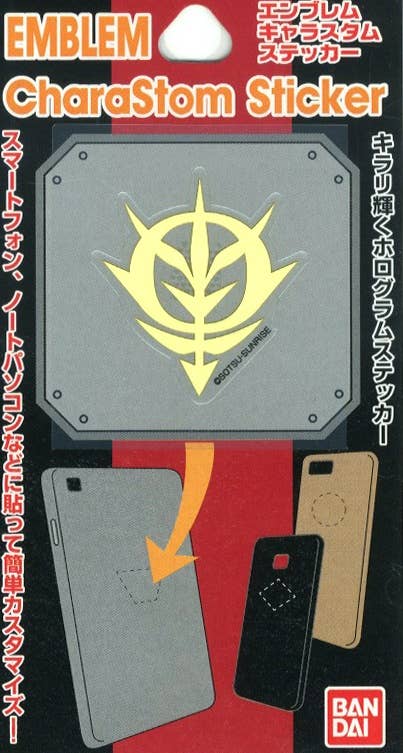 Mobile Suit Gundam: Emblem Charastam Sticker Principality of Zeon | HLJ.com