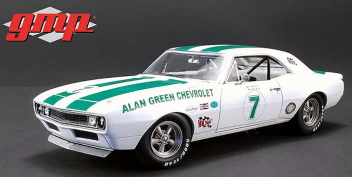 GMP 1967 Chevrolet Camaro Z/28 Alan Green Chevrolet #7 Gary Gove, Mark ...
