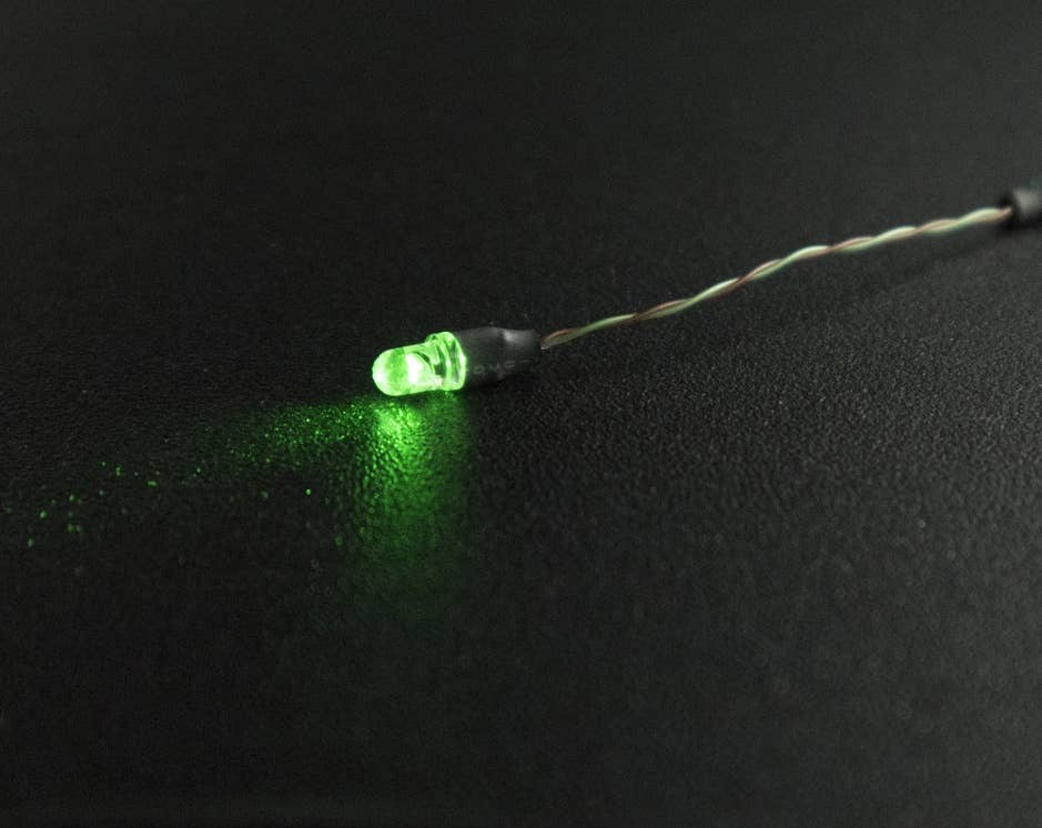 Shell Shape 3mm LED Green | HLJ.com