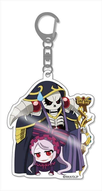 Overlord II (CharaRIDE) Ainz on Shalltear Acrylic Keychain | HLJ.com