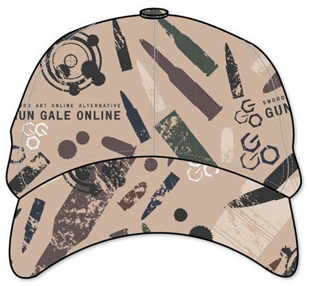 Sword Art Online Alternative Gun Gale Online GGO Bullet Camouflage Cap ...