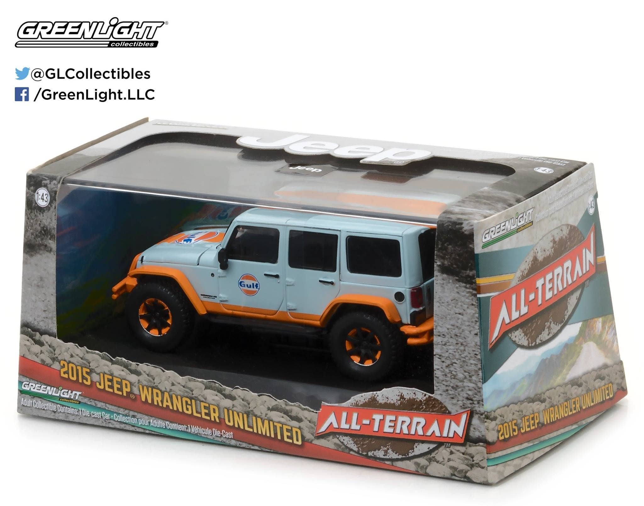 2015 Jeep Wrangler Unlimited - Gulf Oil with Off-Road Bumpers | HLJ.com