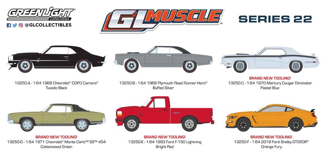 GreenLight Muscle Series 22 1Box 6pcs | HLJ.com